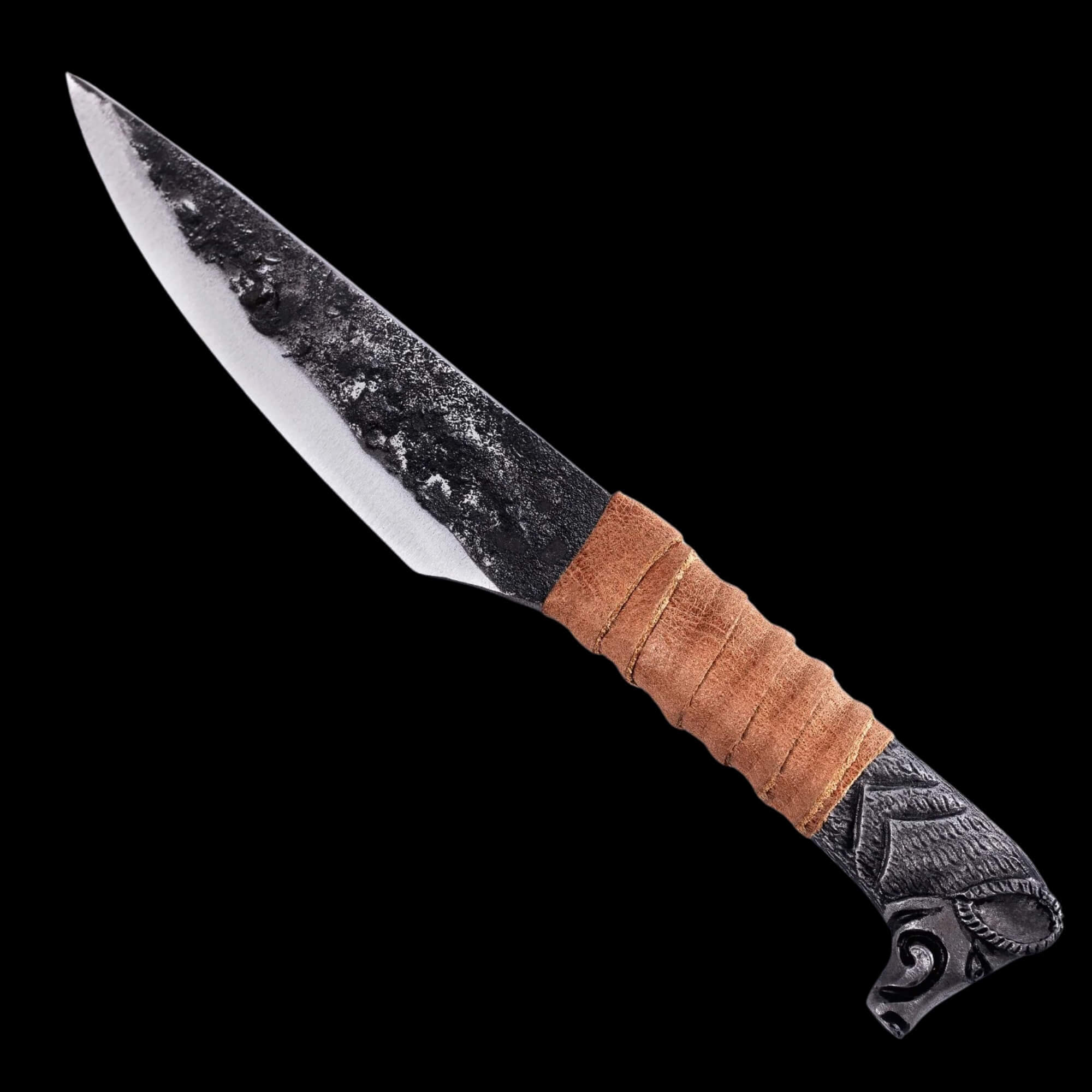 Hand-forged Norse Boar Knife