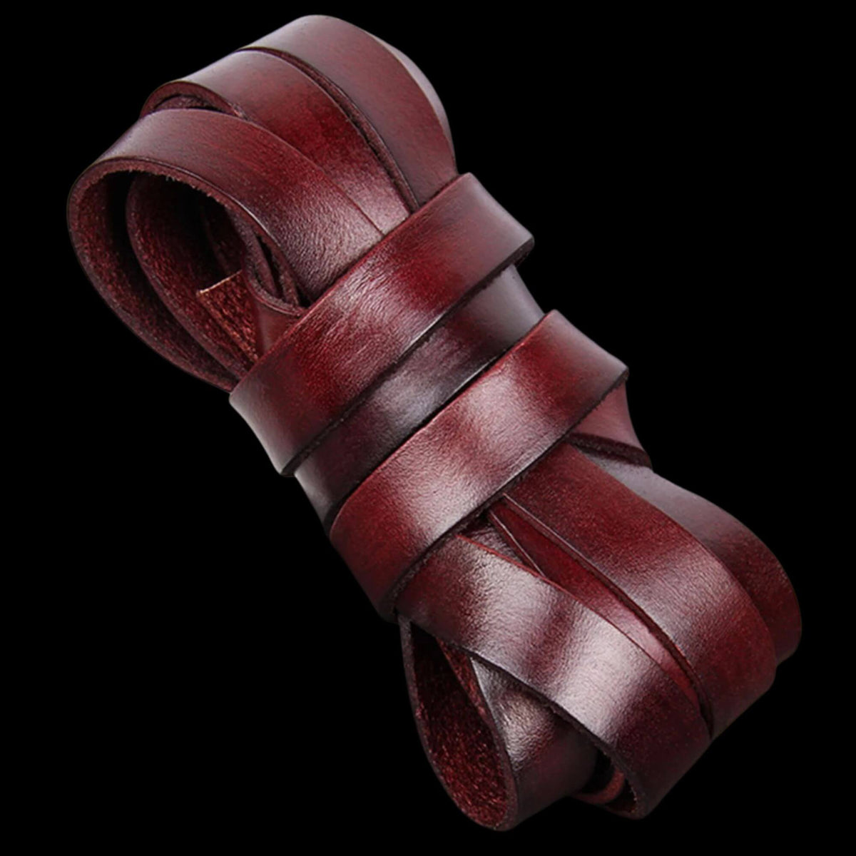 2 Meters Cow Leather Flat Strap - Odin's Treasures