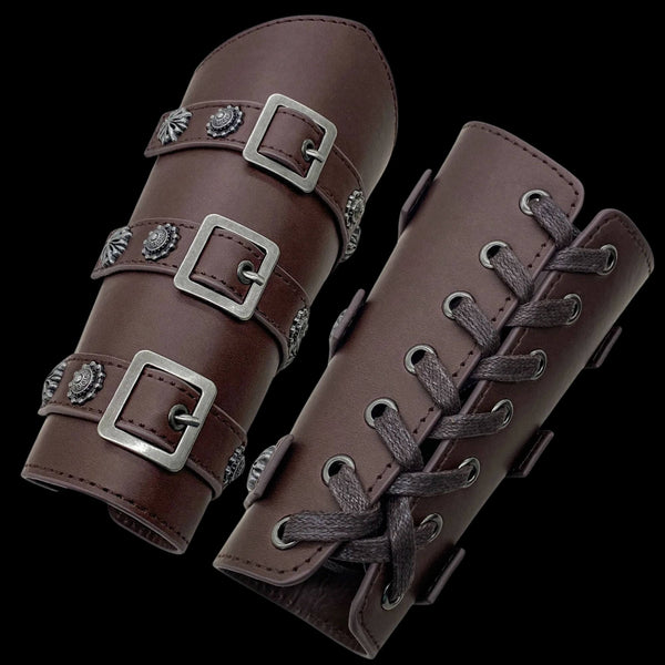 Battleworn Buckled Bracers - Odin's Treasures