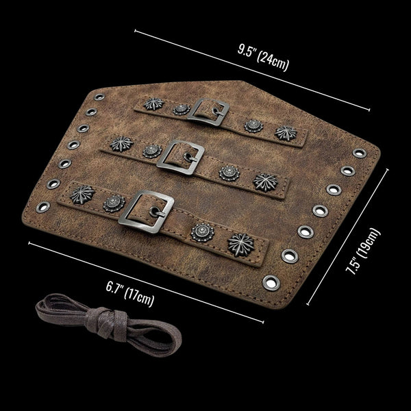 Battleworn Buckled Bracers - Odin's Treasures