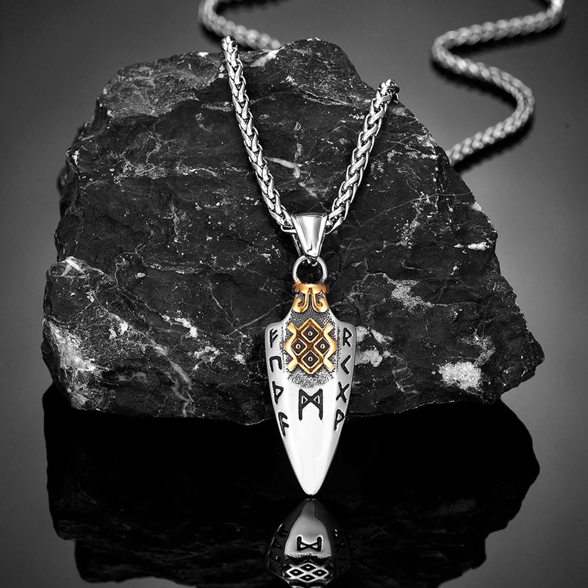Gungnir Runes Necklace - Odin's Treasures