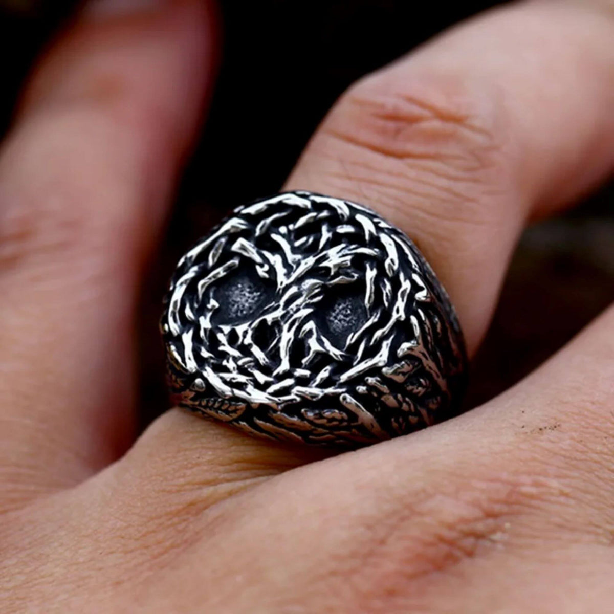 Rooted Tree of Life Ring - Odin's Treasures