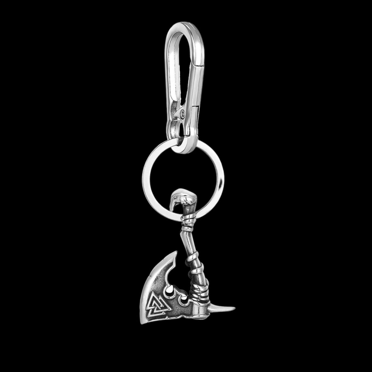 Valknut Axe Keychain - Odin's Treasures
