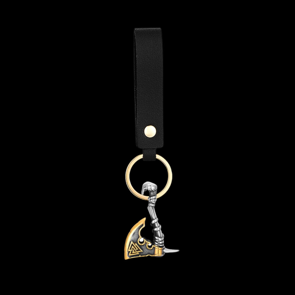 Valknut Axe Keychain - Odin's Treasures