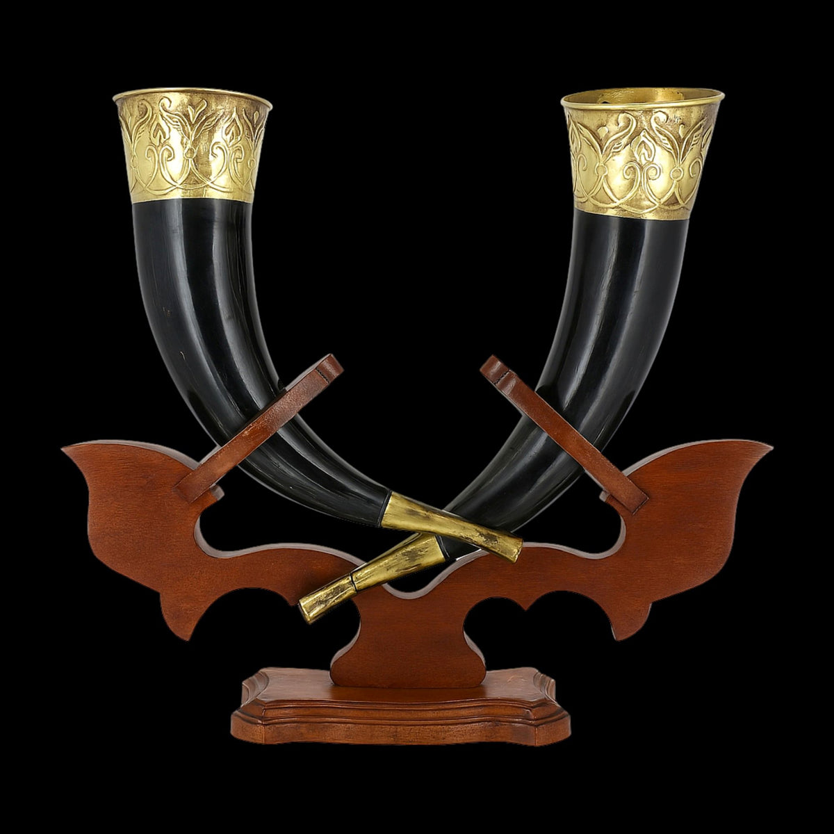 Authentic Earl Drinking Horns Set