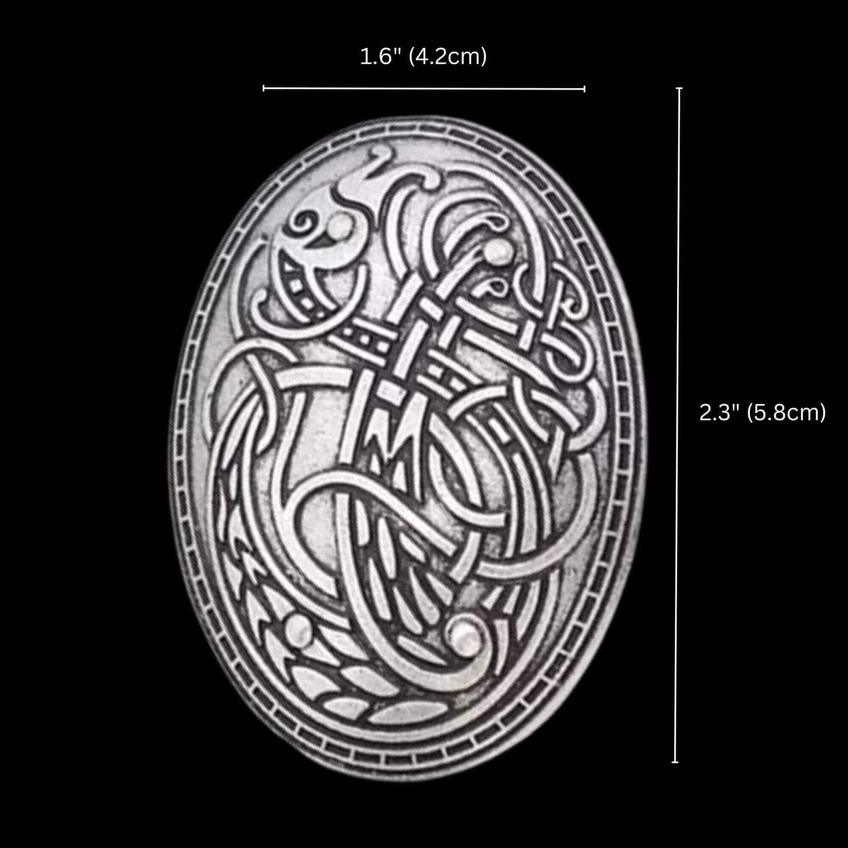 Viking Oval Brooch - Odin's Treasures