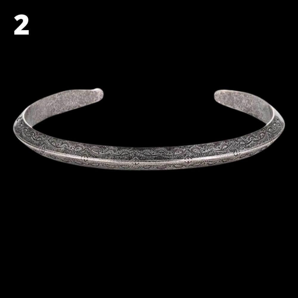 Modern Viking Titanium Steel Bangle - Odin's Treasures