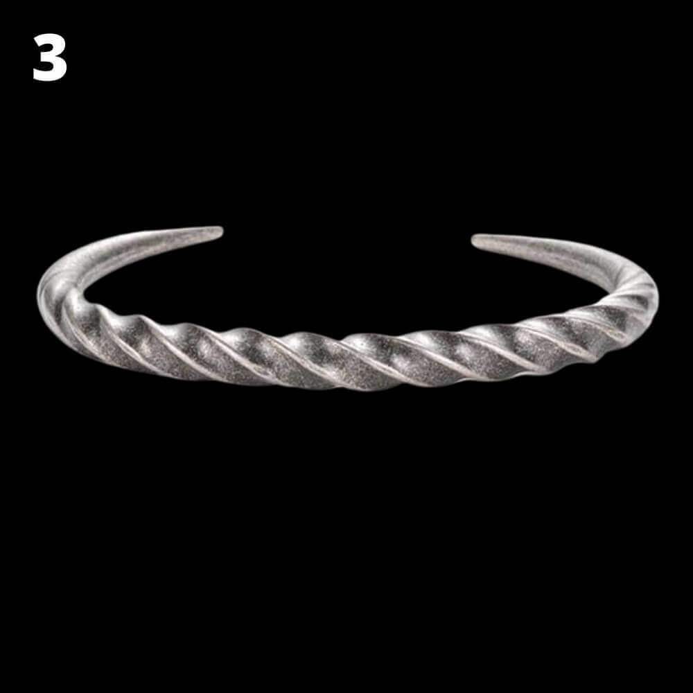 Modern Viking Titanium Steel Bangle - Odin's Treasures